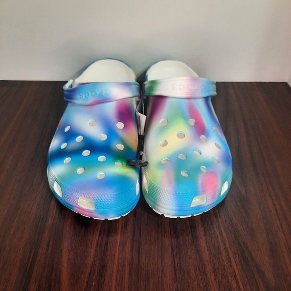 CROCS | Shoes | Crocs Classic Solarized Clog Mens Size 3 Shoes Tie Dye ...
